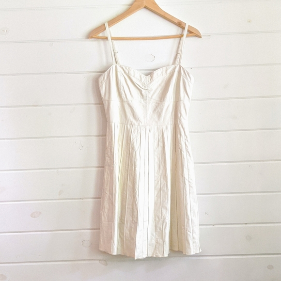Ark & Co | Dresses | Vintage Ark Co White Leather Mini Dress | Poshmark